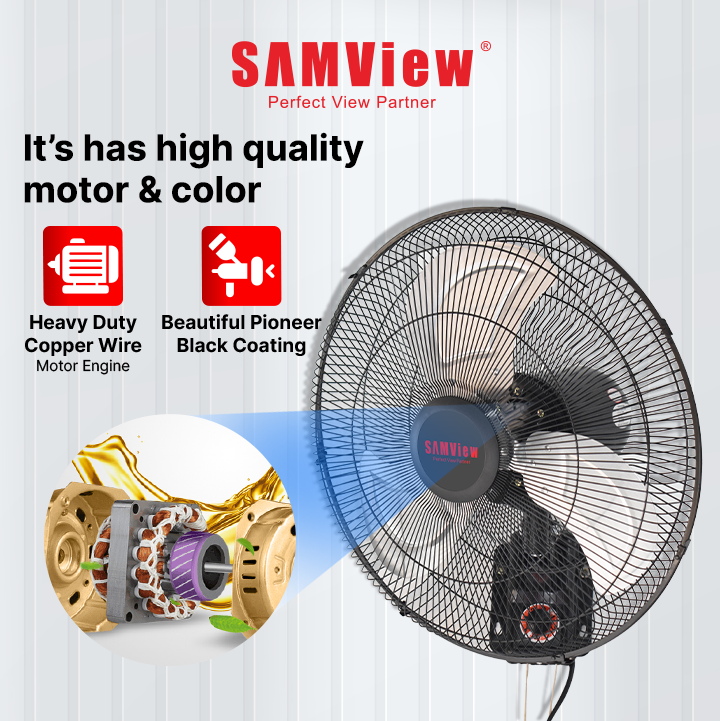 SAMView Industrial Wall Fan 20″ – Samview Malaysia