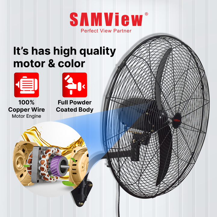 SAMView Industrial Wall Fan 26″ – Samview Malaysia